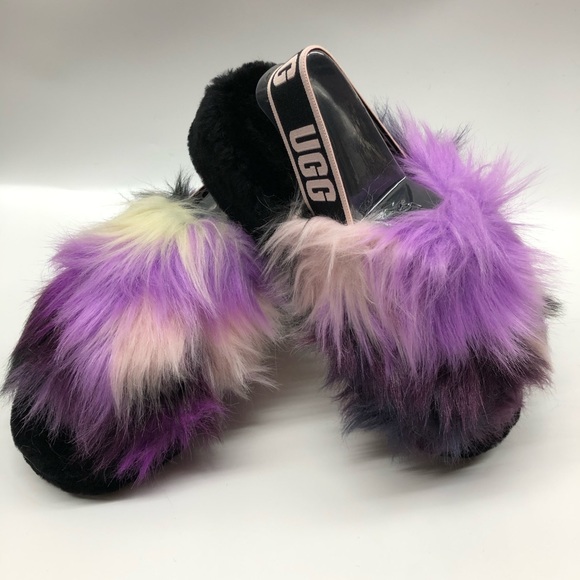 UGG | Shoes | Womens Ugg Fluff Yeah Tie Dye Slide | Poshmark